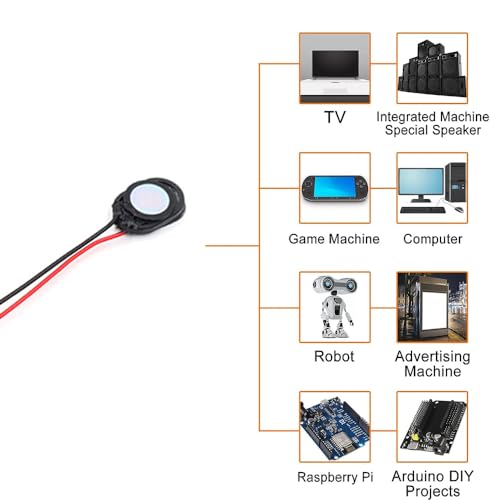 Treedix 4pcs 1 Watt 8 Ohm Cavity Mini Speaker Full Range Cavity Advert Treedix Official