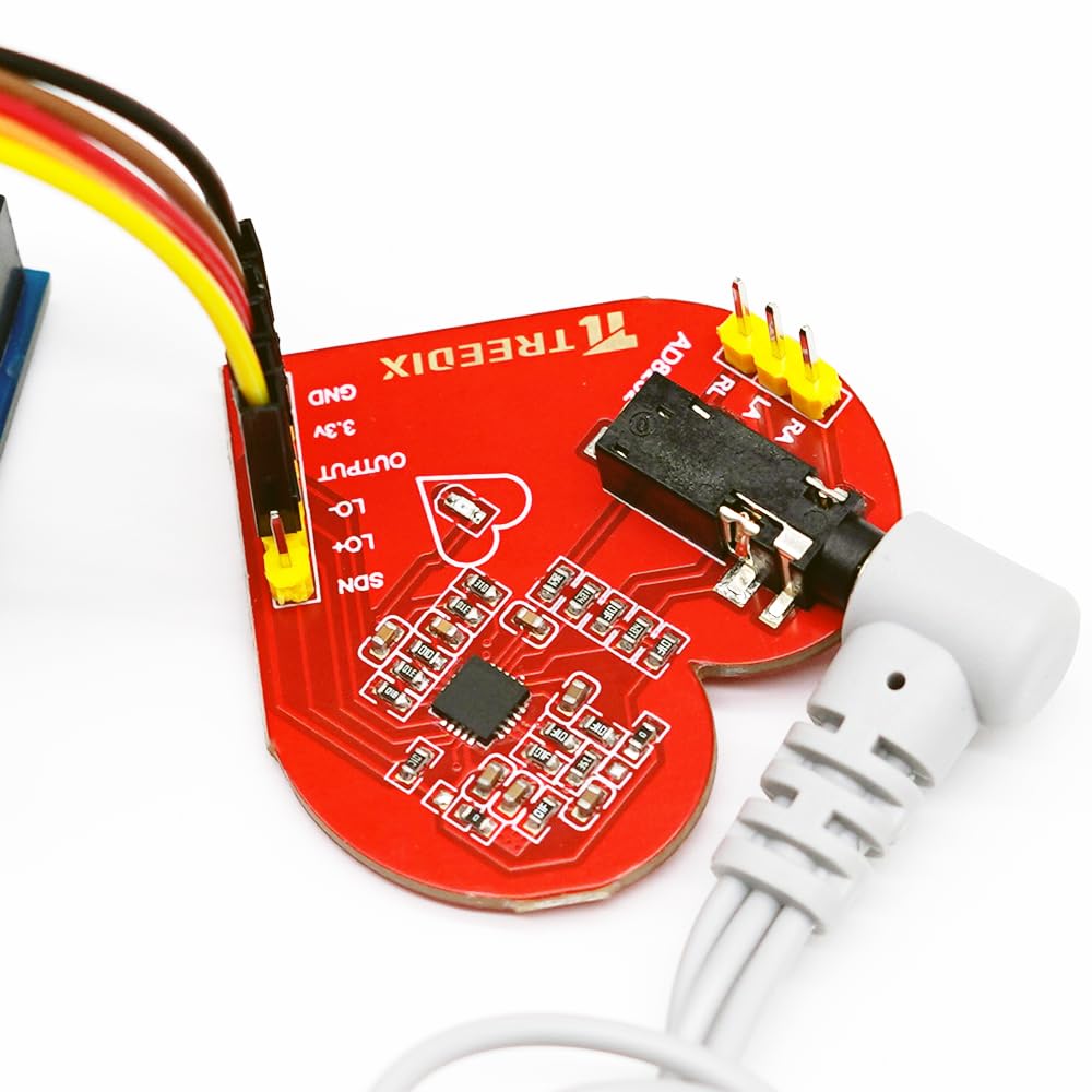 Treedix Heart Rate Monitor Sensor Heart Rate Pulse Measurement Module ...