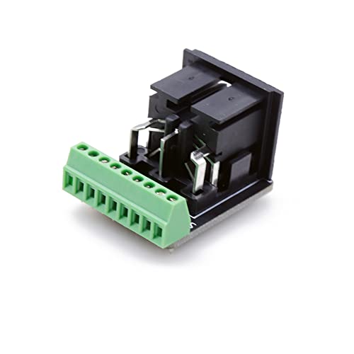 4PCS Din 8 Female Connector Breakout Board PCB Mounted Type Audio Vide ...