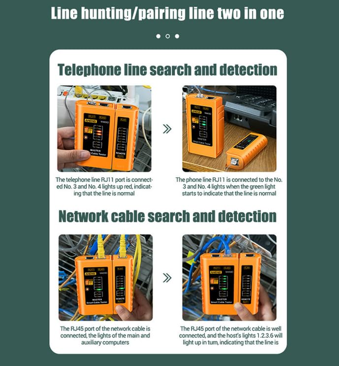 Treedix Rj45 Rj11 Network Cable Tester Ethernet Cable Tester Tool Tele Treedix Official