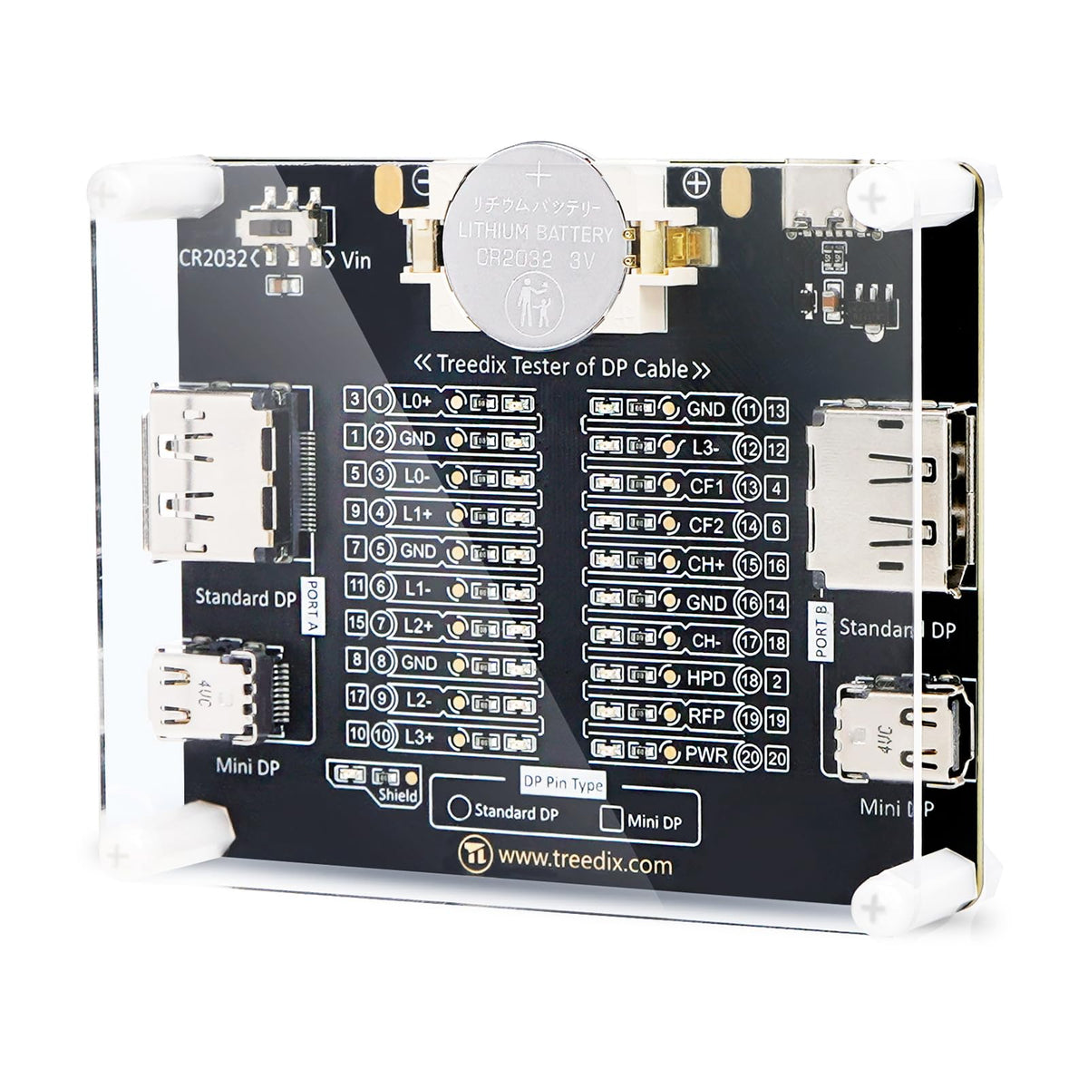 Treedix DisplayPort Cable Tester for Standard DisplayPort Cable and Mi ...