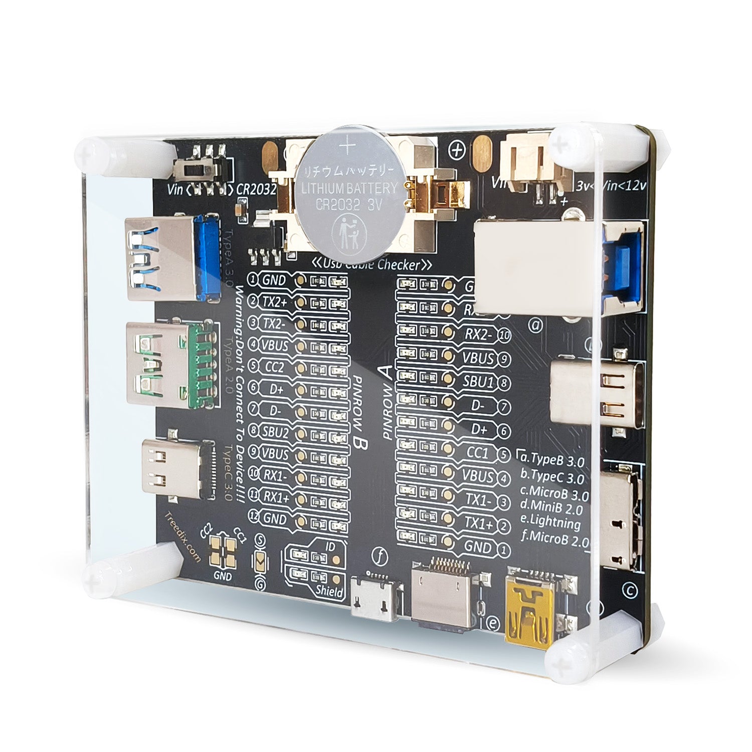 Treedix USB Cable Tester Board USB Cable Checker Data Wire Charging Te ...